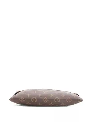 LOUIS VUITTON Tuileries Pochette Monogram Canvas With Leather Clutch Bag