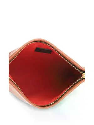 LOUIS VUITTON Tuileries Pochette Monogram Canvas With Leather Clutch Bag
