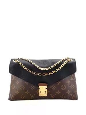 LOUIS VUITTON Pallas Chain Monogram Bag - Black