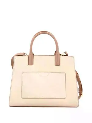 Burberry Frances Tote Satchel - Neutrals