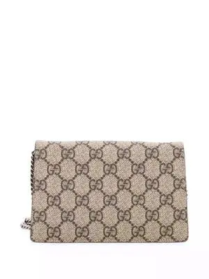 Gucci Dionysus Bag Gg Coated Canvas Super Mini Crossbody Bag