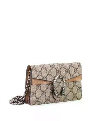 Gucci Dionysus Bag Gg Coated Canvas Super Mini Crossbody Bag