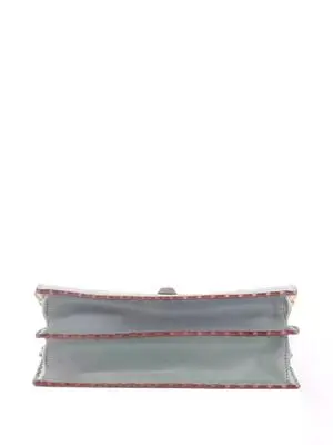 Fendi Kan I Leather Medium Shoulder Bag - Blue
