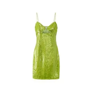 AISL Sequin Cutout Cup Mini Dress