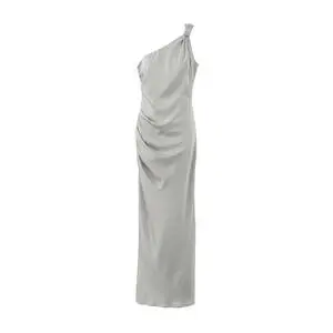 AISL One-shoulder Slate Maxi Dress - Grey