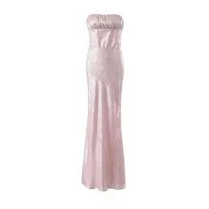 AISL Strapless Maxi Dress - Pink