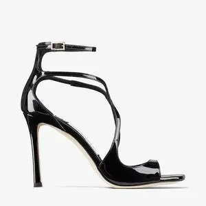 JIMMY CHOO Patent Leather Ankle-strap High-heel Sandals