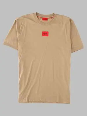 Hugo Logo T-shirt - Beige