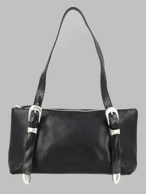 Our Legacy Tire Cowhide Shoulder Bag - Black
