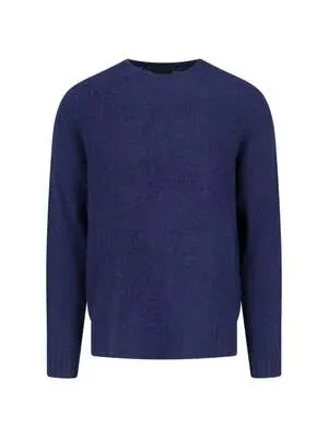 Howlin' 100% Fine Wool Crew Neck Sweater - Blue