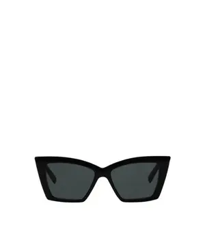 Saint Laurent Minimalist Cateye Sunglasses - Black