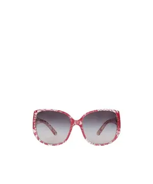 Dolce & Gabbana Rectangular Sunglasses - Red