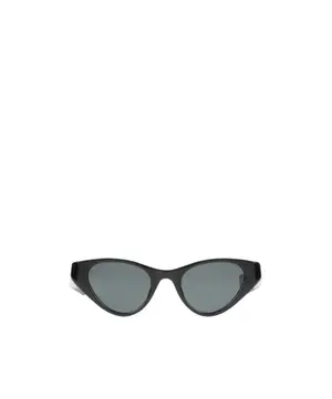 Saint Laurent Minimalist Cateye Sunglasses - Black