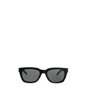 Saint Laurent Minimalist Rectangular Sunglasses - Black