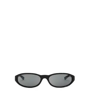 Balenciaga Ovalshaped Sunglasses - Black