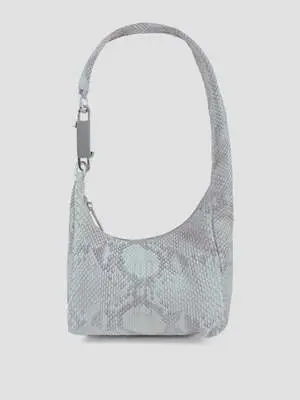 Rick Owens Disco Gemini Mini Handbag In 100% Python Leather