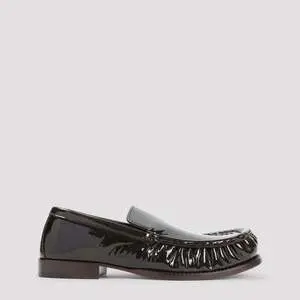 Dries Van Noten Lamb Leather Loafers - Green