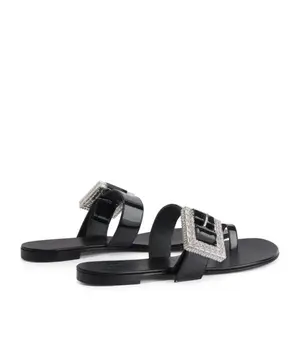 GIUSEPPE ZANOTTI Miss Buckle Loop Toe Sandals