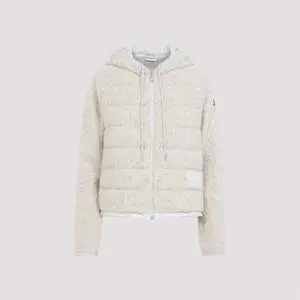 Moncler Quilted Zip-up Cardigan