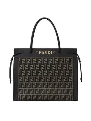 Fendi Ff Logo Tote Handbag