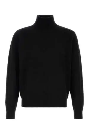 ENTIRE STUDIOS Wool-cashmere Blend Turtleneck Sweater - Black