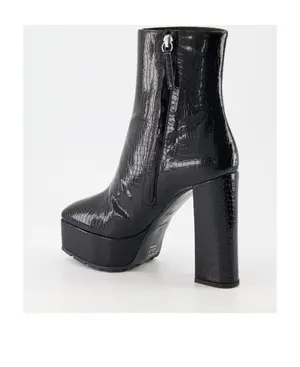 GIUSEPPE ZANOTTI Morgana Square Toe Ankle Boots
