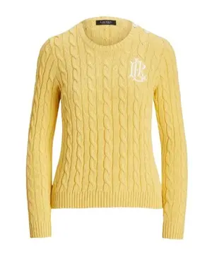 Polo Ralph Lauren Cable Knit Embroidered Sweater