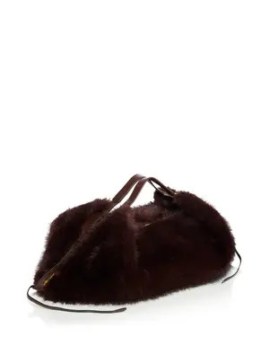 3.1 Phillip Lim Luna Medium Faux Fur Hobo Bag