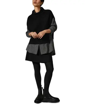 Eileen Fisher Flex Ponte Flared Mini Skirt