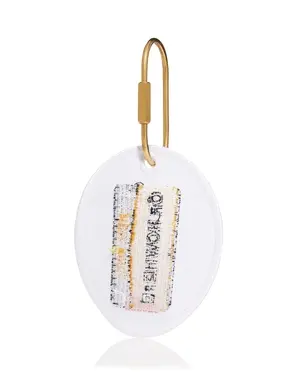 ABBODE New York Or Nowhere Embroidered Bag Charm