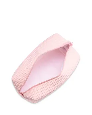 ABBODE Waffle Cotton Blend Pouch - Blush