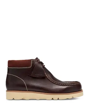 Clarks Walla Orkhon Leather Winter Boots - British Tan