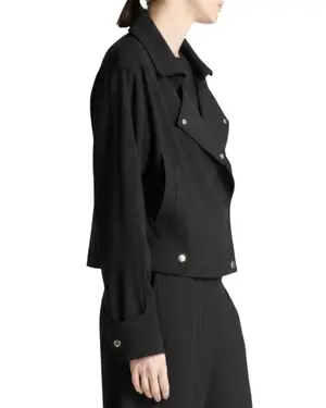 SAINT ART Circe Matte Charmeuse Jacket