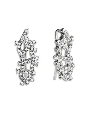 Baublebar Verbena Pave & Imitation Pearl Web Earrings, Set Of 3