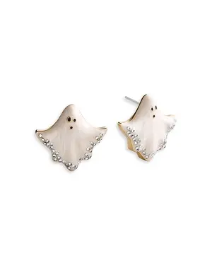 Baublebar Pave Ghost Stud Earrings - Clear