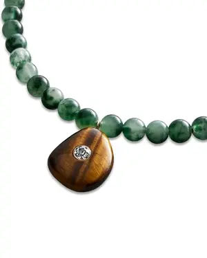 Baublebar Jamie Gemstone Beaded Pendant Necklace - Green