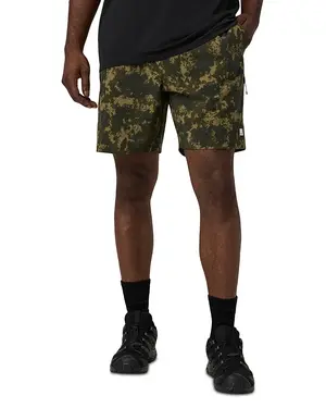 Vuori Banks 7" Performance Drawstring Shorts - Olive Frontier
