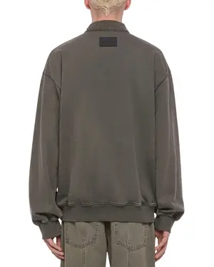 Helmut Lang Garment Dyed Terry Polo In Compact French Terry