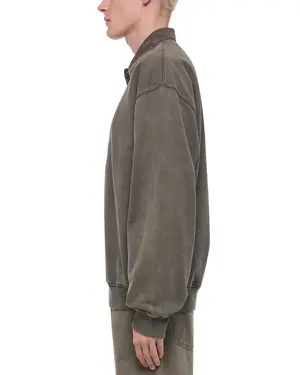 Helmut Lang Garment Dyed Terry Polo In Compact French Terry