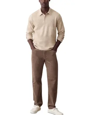 Marine Layer Rugby Relaxed Fit Cotton Polo Sweater