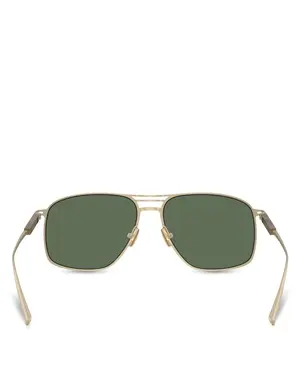 Brunello Cucinelli Rectangular Sunglasses, 56mm