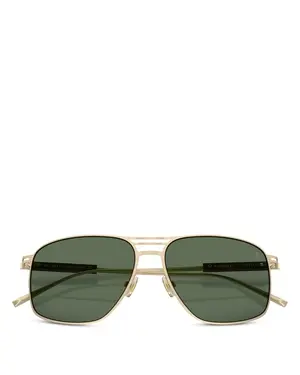 Brunello Cucinelli Rectangular Sunglasses, 56mm