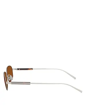 Brunello Cucinelli Oval Sunglasses, 51mm