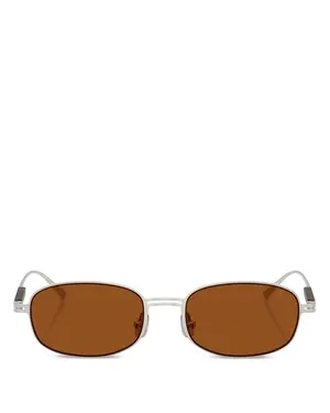 Brunello Cucinelli Oval Sunglasses, 51mm