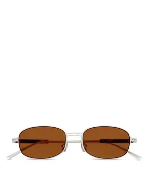 Brunello Cucinelli Oval Sunglasses, 51mm