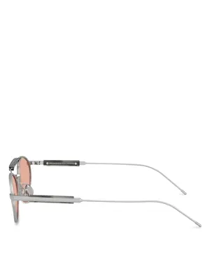 Brunello Cucinelli Round Sunglasses, 55mm