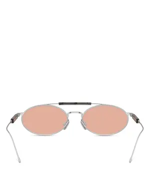 Brunello Cucinelli Round Sunglasses, 55mm