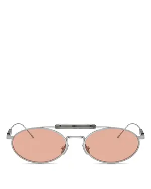 Brunello Cucinelli Round Sunglasses, 55mm