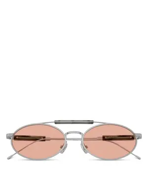 Brunello Cucinelli Round Sunglasses, 55mm