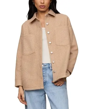 Z Supply All Day Poodle Knit Jacket - Classic Camel